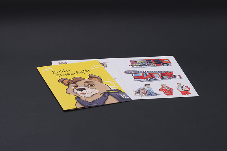 Stickerheft drucken lassen | marcolor.de